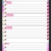 Horizontal Weekly Portrait Layout Undated Digital Planner - Etsy