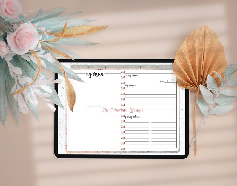 Goal Setting Journal 10 Goals Planning and Recap Pages - Etsy