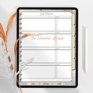 Goal Setting Breakdown and Tracking Digital Planning Insert (printable ...
