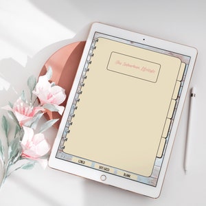 Leopard 5 Tab Digital Notebook - Portrait - Etsy