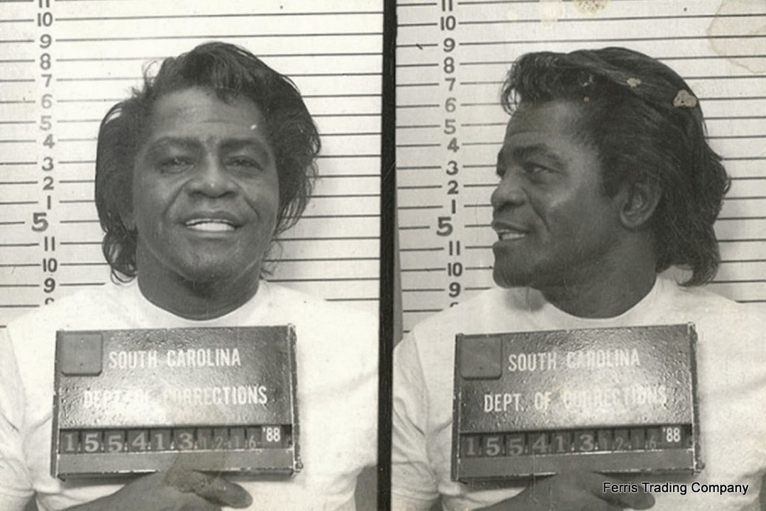 James Brown - Photo - Mugshot - 1988 - Godfather of Soul Vintage - Etsy