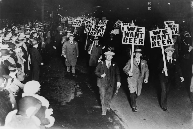 Prohibition Repeal Protest March Rally 18th Amendment | Etsy