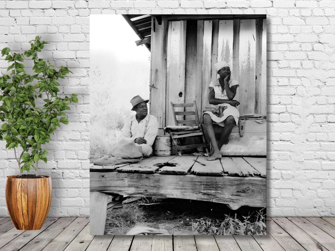 African American Sharecroppers Vintage Photo Black History Wall Art ...