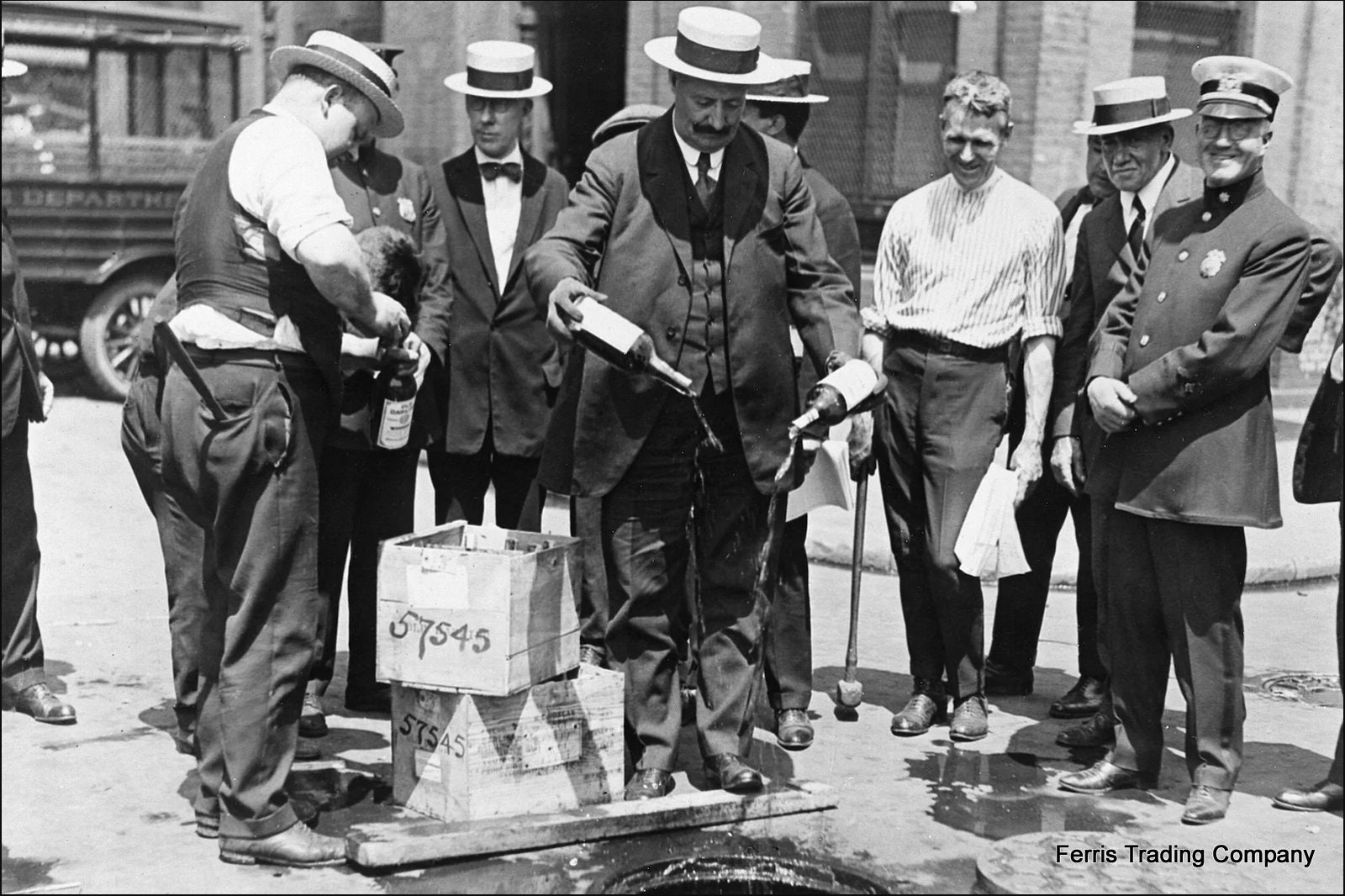 Prohibition Raid Liquor Bust 18th Amendment Repeal | Etsy