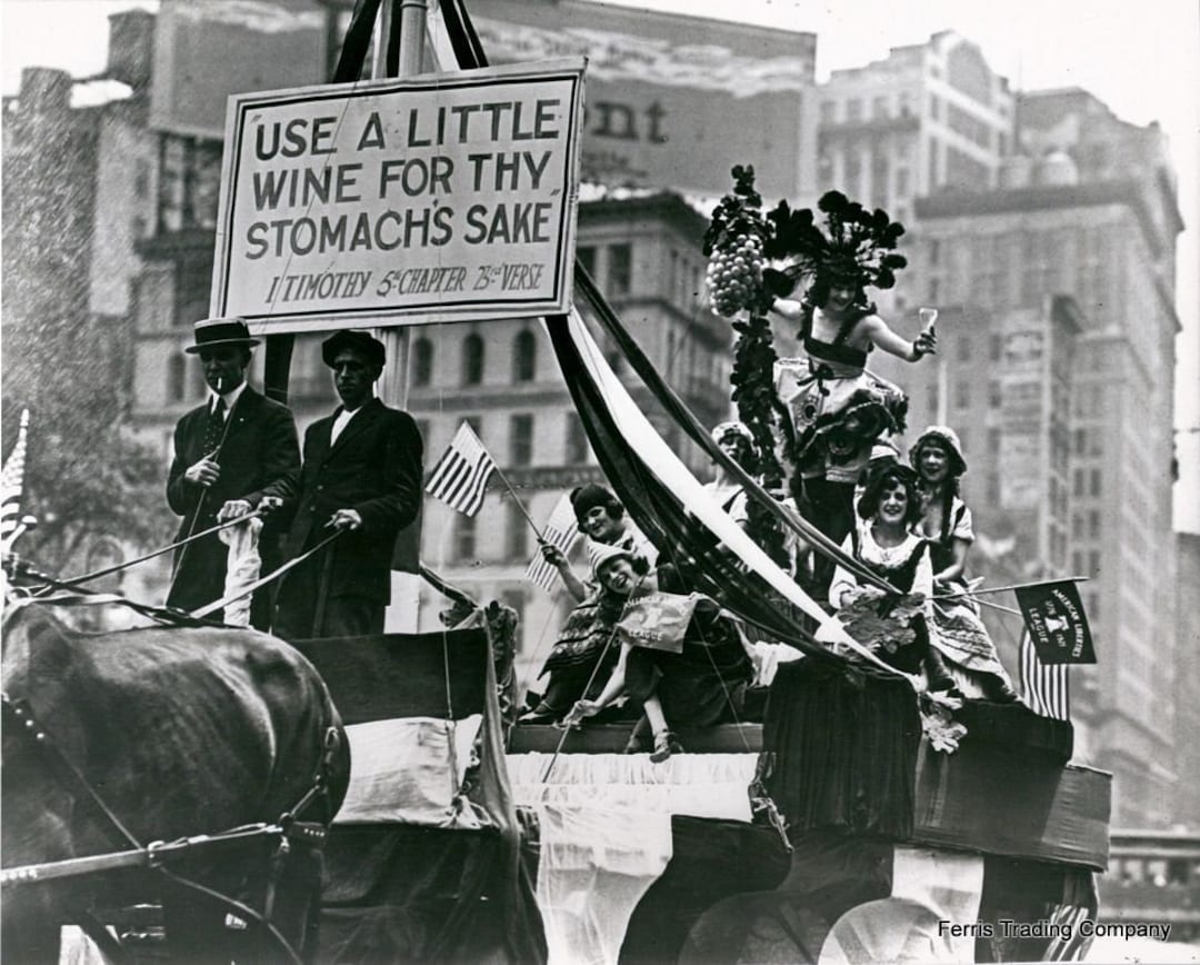 1920s Prohibition Photo: Women Celebrating Wine, Speakeasy Decor - Etsy