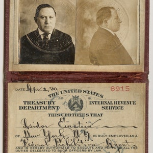 Prohibition Wall Art Agent Credentials Photos Set of 3 Decor Speakeasy ...