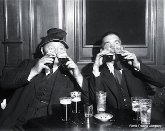Prohibition Photo 1920s Beer Bust Drinking Photograph Speakeasy Brewery ...
