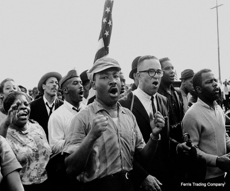 Selma to Montgomery March Photo: Martin Luther King, 1965 Civil Rights ...