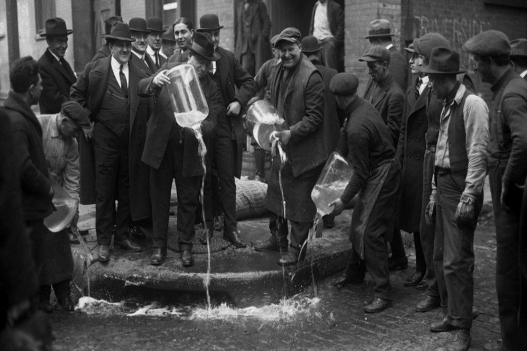 1930s Prohibition Liquor Bust Photo - Vintage NYC Speakeasy Art - Etsy