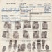 Al Capone Fingerprint Card Rare Chicago Mafia Prohibition Mobster ...
