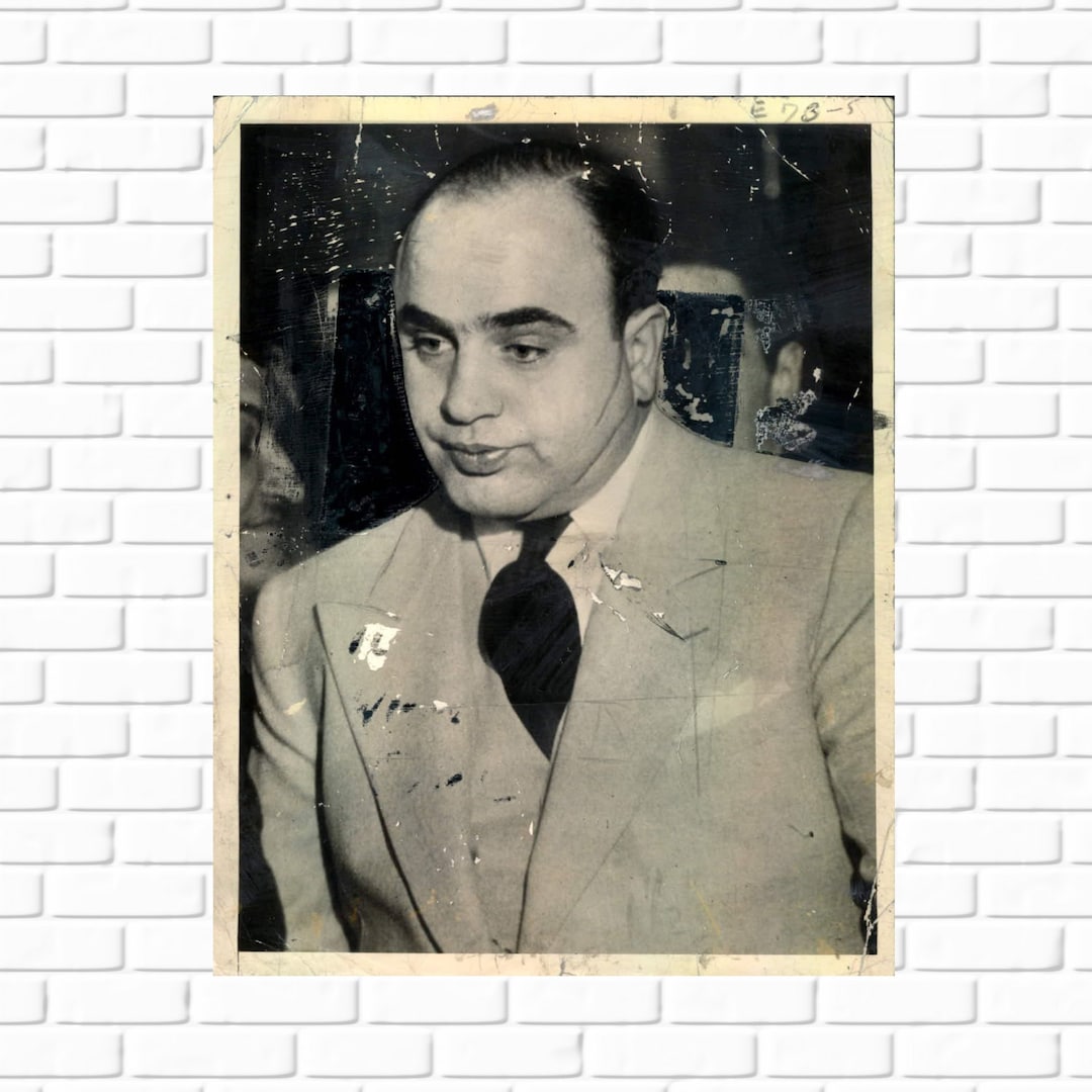 Al Capone Vintage Photograph: 1920s Chicago Mobster Print - Etsy