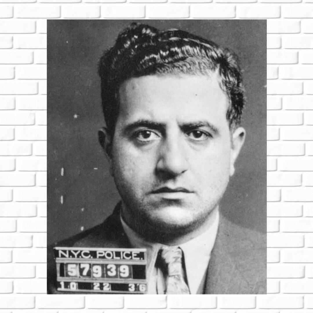Albert Anastasia - Mugshot - Mafia - Photo - Speakeasy Decor - Bar ...