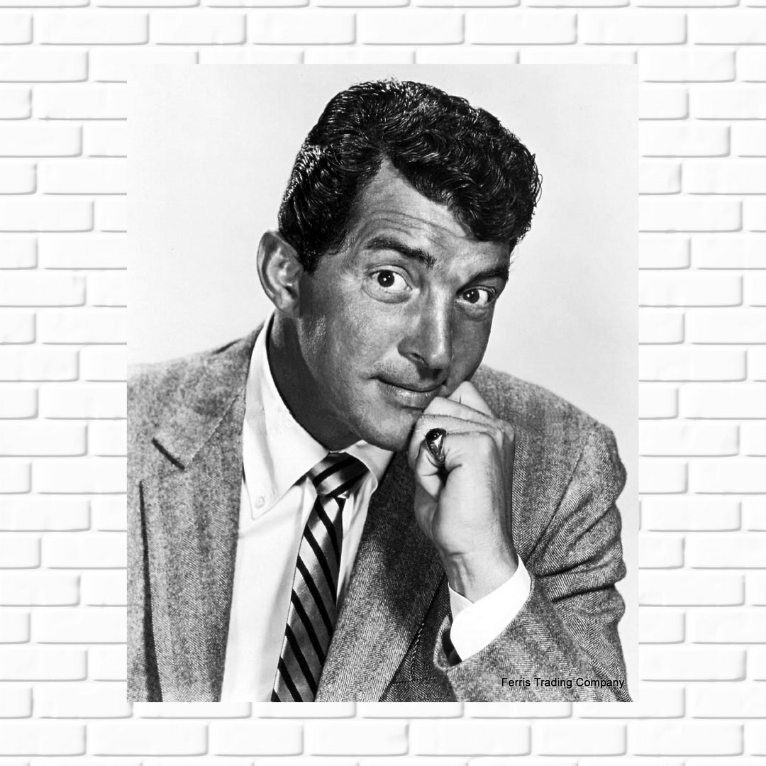 Dean Martin Photo: Vintage Hollywood Legend Portrait Print - Etsy