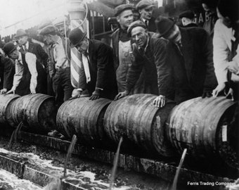 Bootleg Whiskey Warehouse, 1920. Vintage Photo Reproduction Print ...