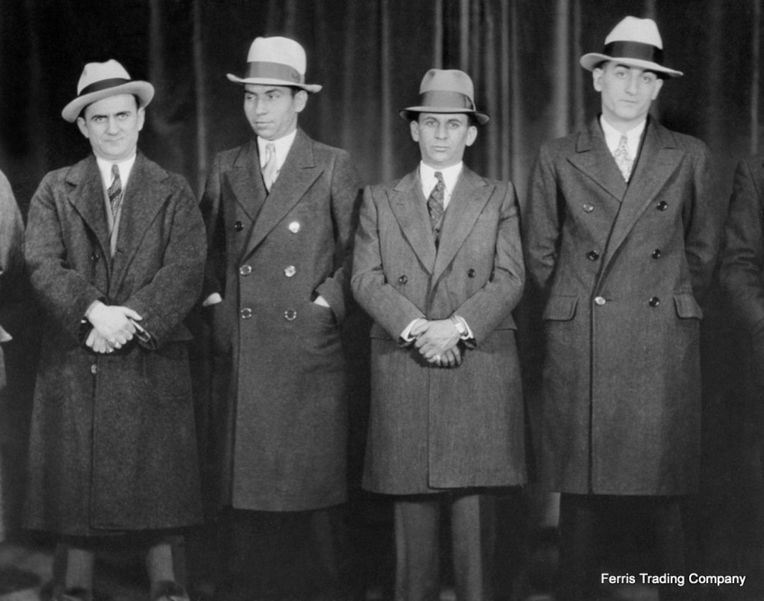 Alineación De La Mafia 1932 Lucky Luciano Meyer Lansky Etsy México