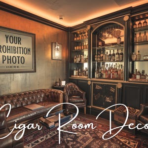 Prohibition-era Wall Art | Man Cave Speakeasy Bar Decor for Beer Lovers ...