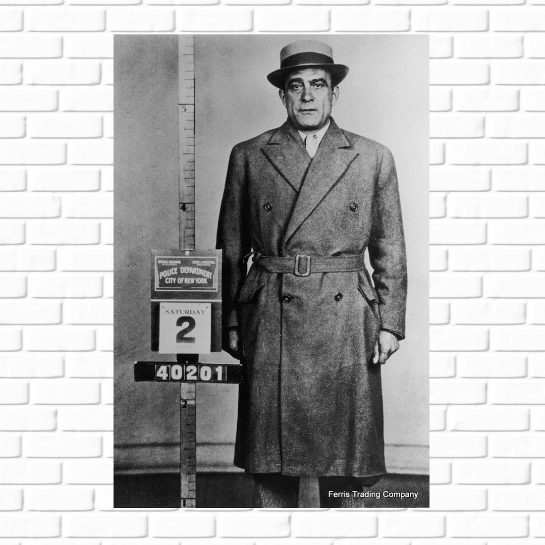 Vito Genovese Mugshot Print: 1948 NYC Mafia Boss Photo - Etsy