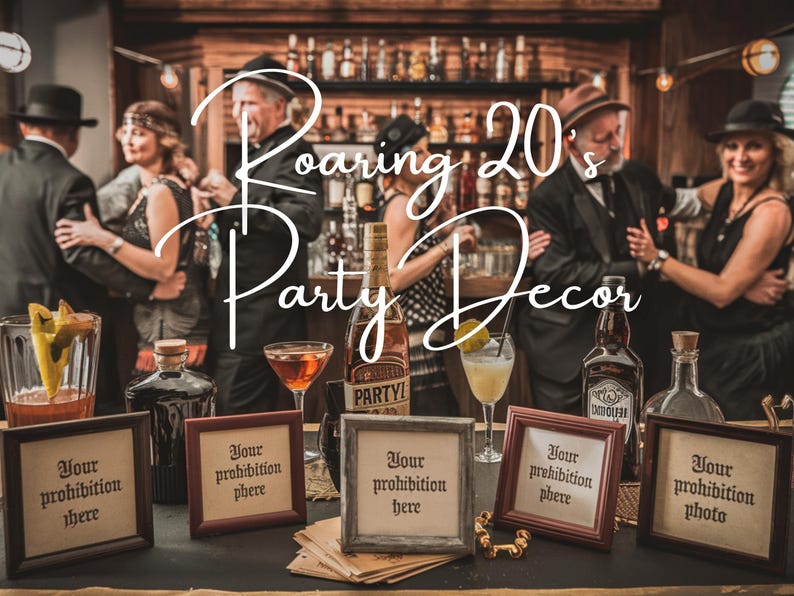 1920s Prohibition Photo: Police Confiscating Liquor, Speakeasy Bar ...