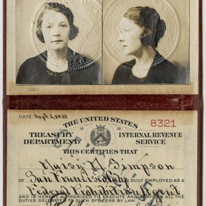 Prohibition Wall Art Agent Credentials Photos Set of 3 Decor Speakeasy ...