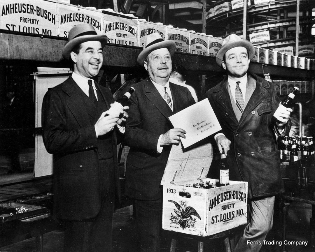 Anheuser Busch 1933 Prohibition Repeal Photo: Budweiser Beer Print - Etsy