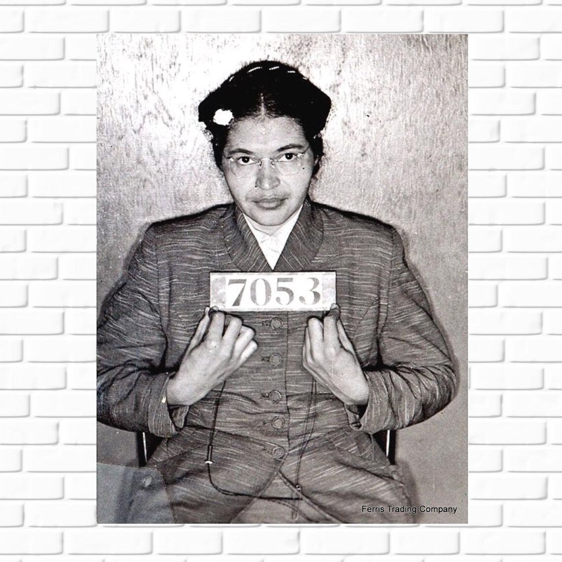 Rosa Parks 1955 Booking Photo Mugshot Photograph - Etsy