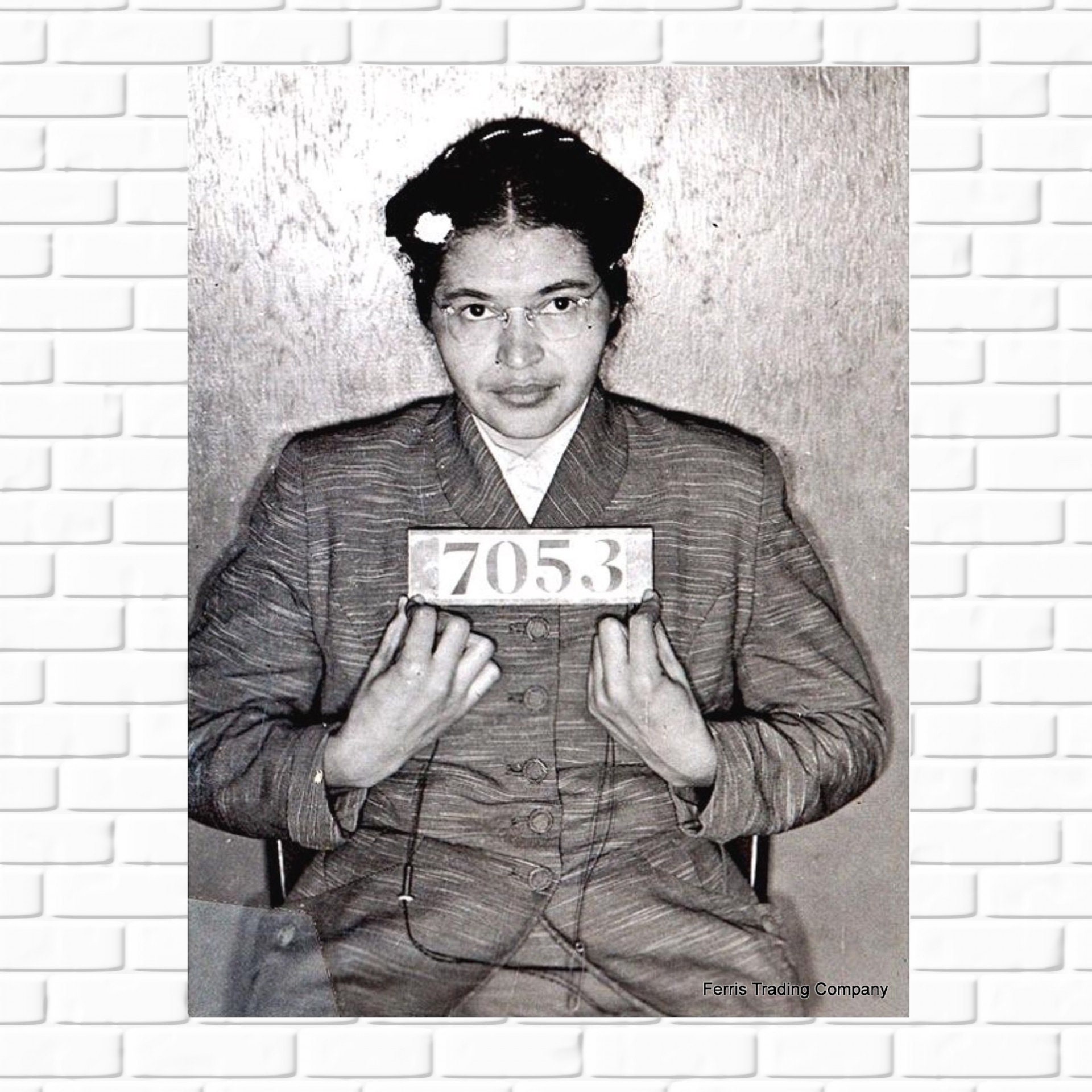 Rosa Parks 1955 Booking Photo Mugshot Photograph - Etsy