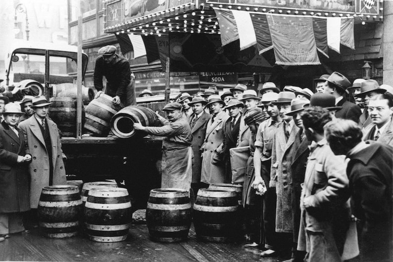 Repeal of Prohibition 1933 Photo Prohibition History - Etsy