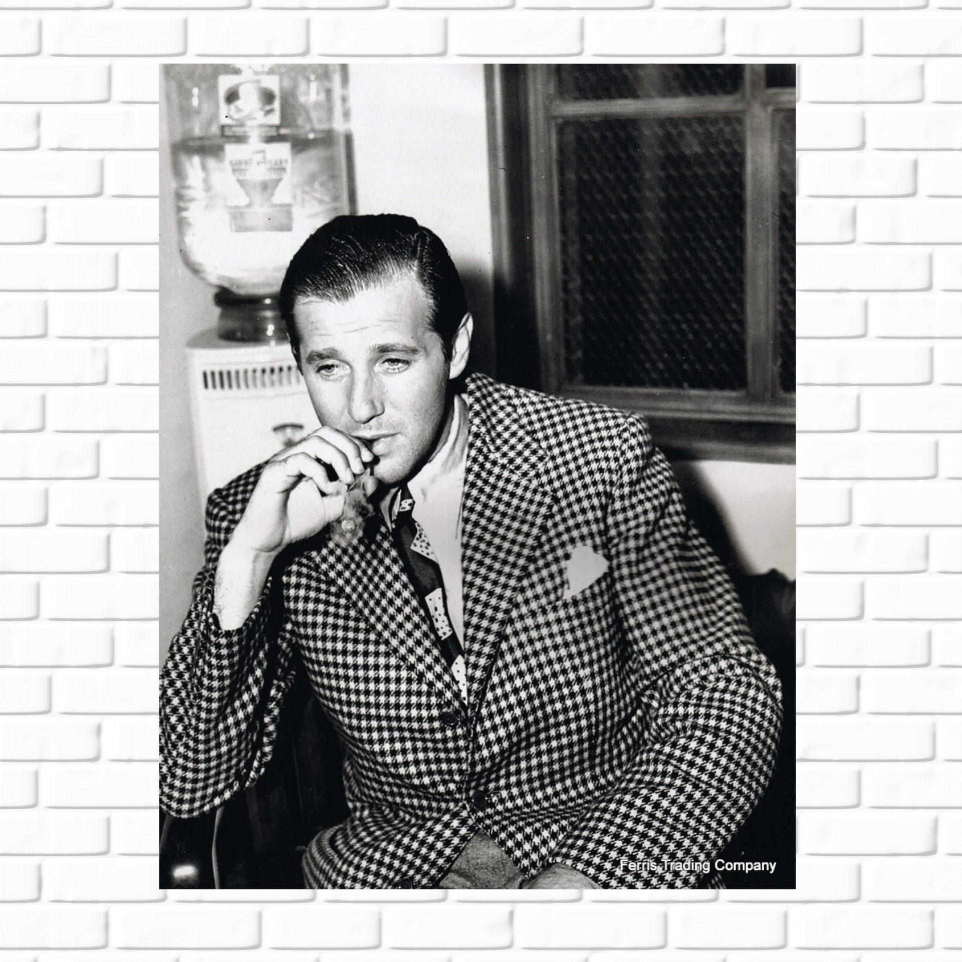 Bugsy Siegel 1940s Photo – Mobster With Cigar, Vintage Wall Art - Etsy