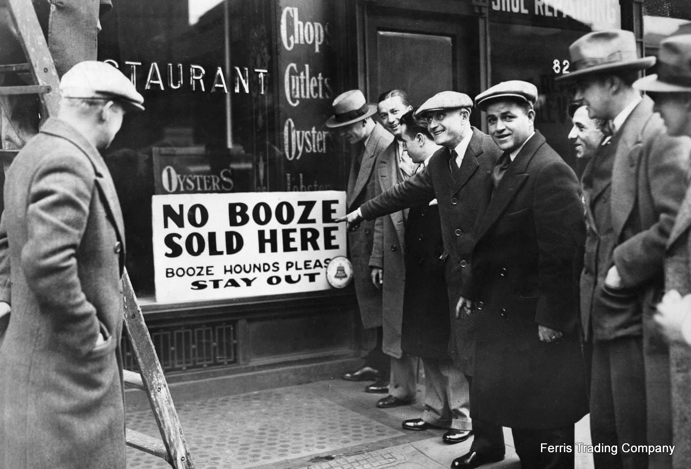Prohibition Photo 1920s No Booze Sold Here Liquor - Etsy Denmark