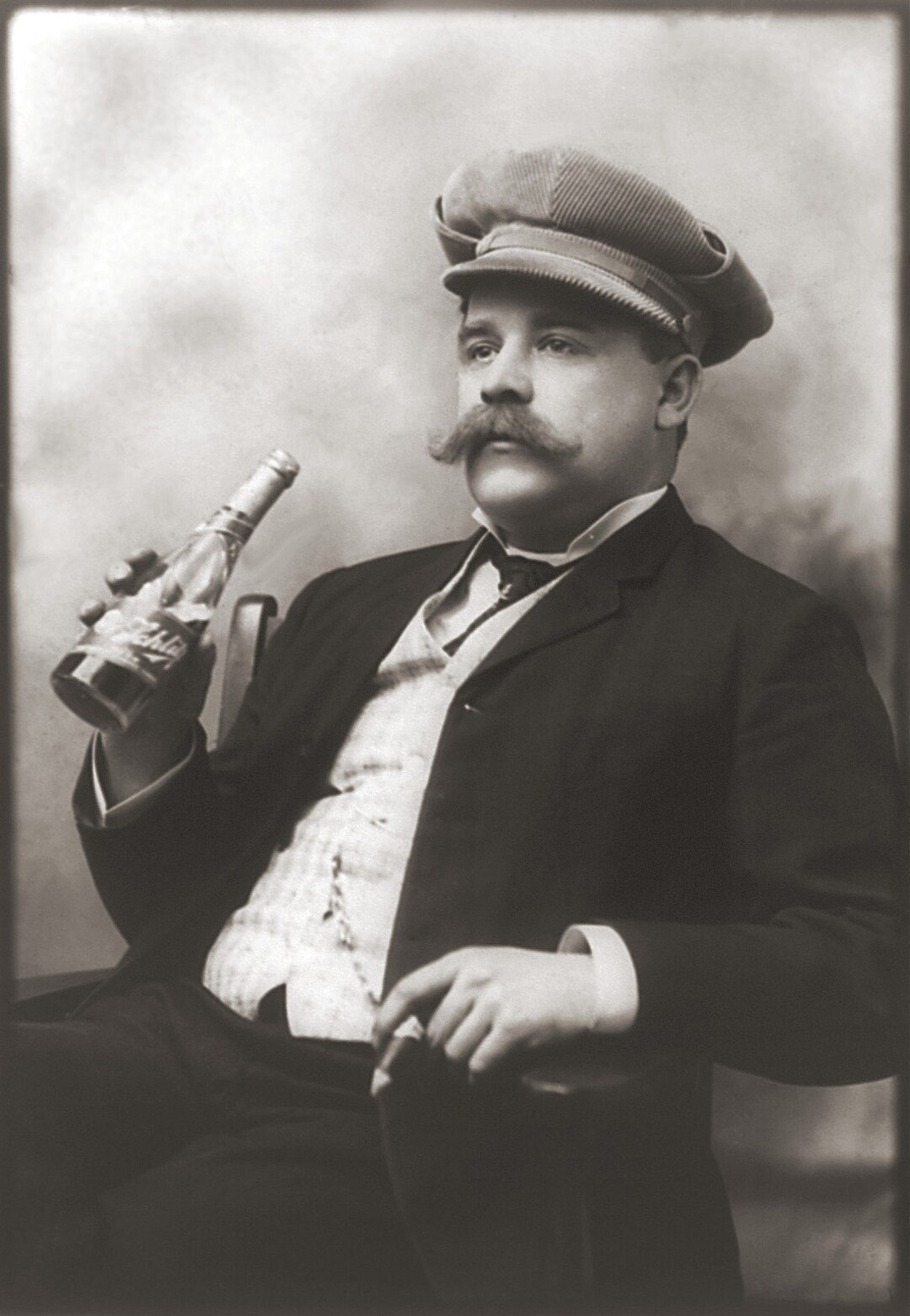 Beer - Photo - Mustache Gift - Schlitz Beer - Mustache - Prohibition ...