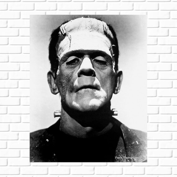 Halloween Decoration Photo frankenstein Print Boris | Etsy