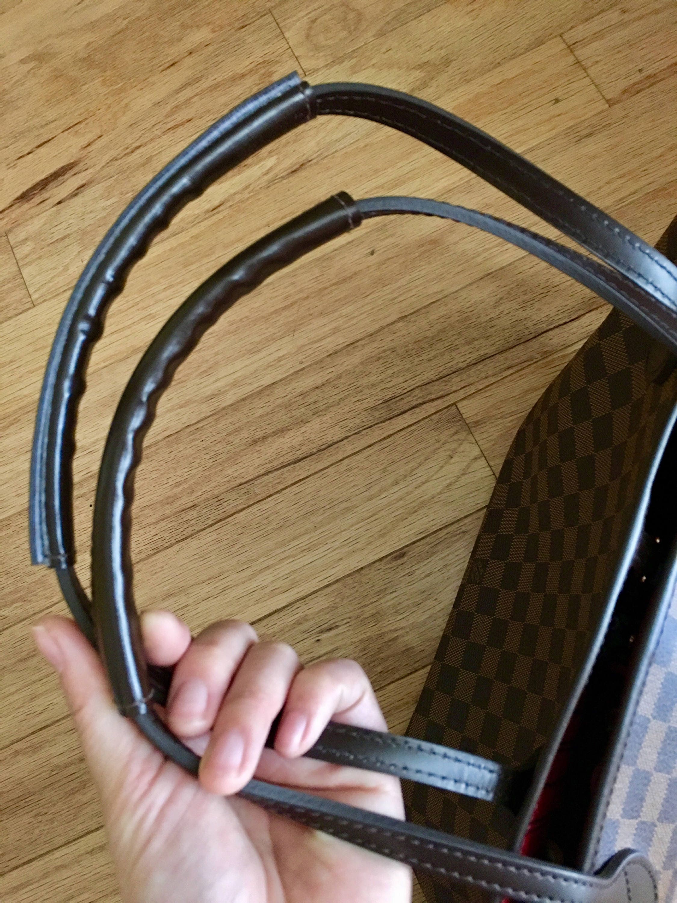 Mcraft Handmade Brown Leather Handle Protector Cover Strap - Etsy