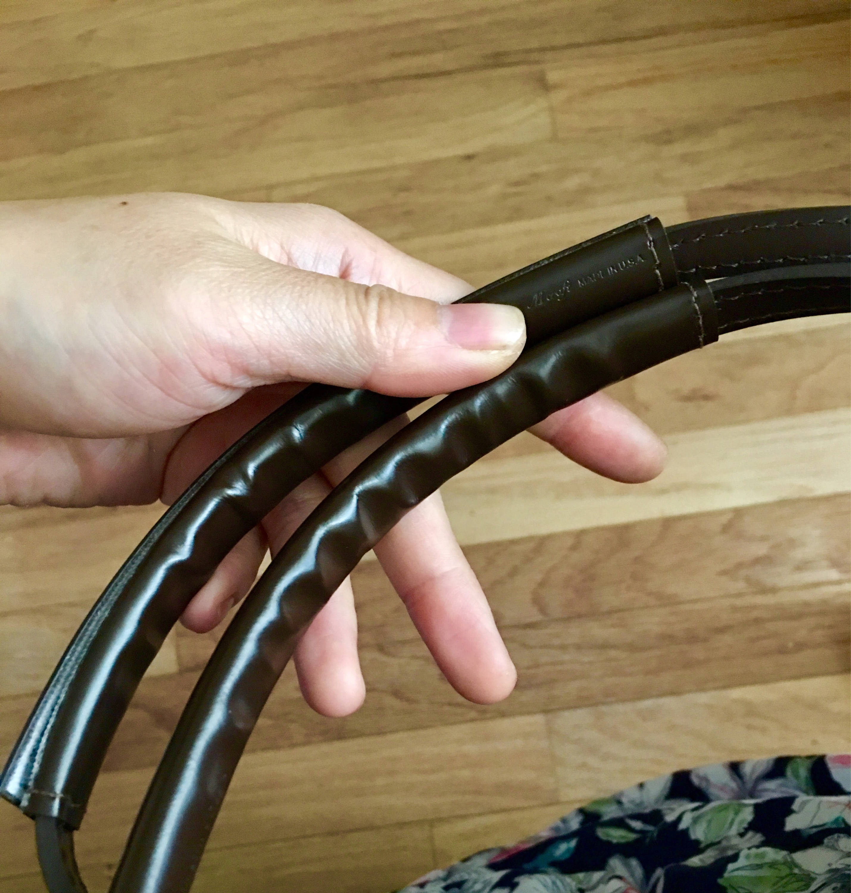 Mcraft Handmade Brown Leather Handle Protector Cover Strap - Etsy