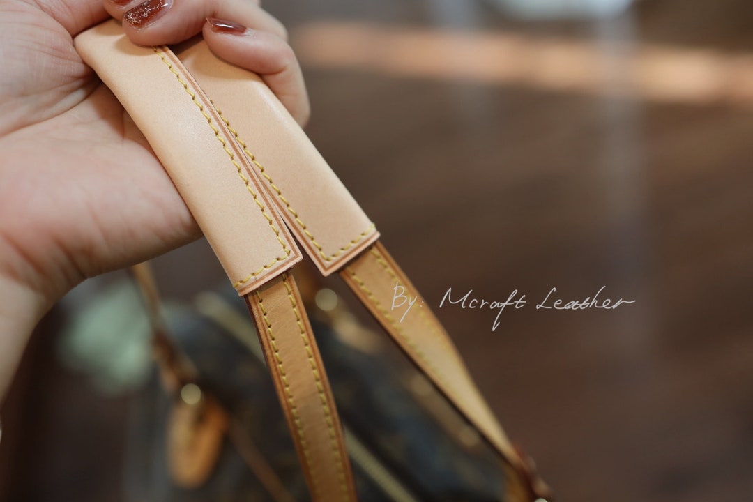 Mcraft Custom Leather Handle Cover for Monogram Bags (15-16mm Flat ...
