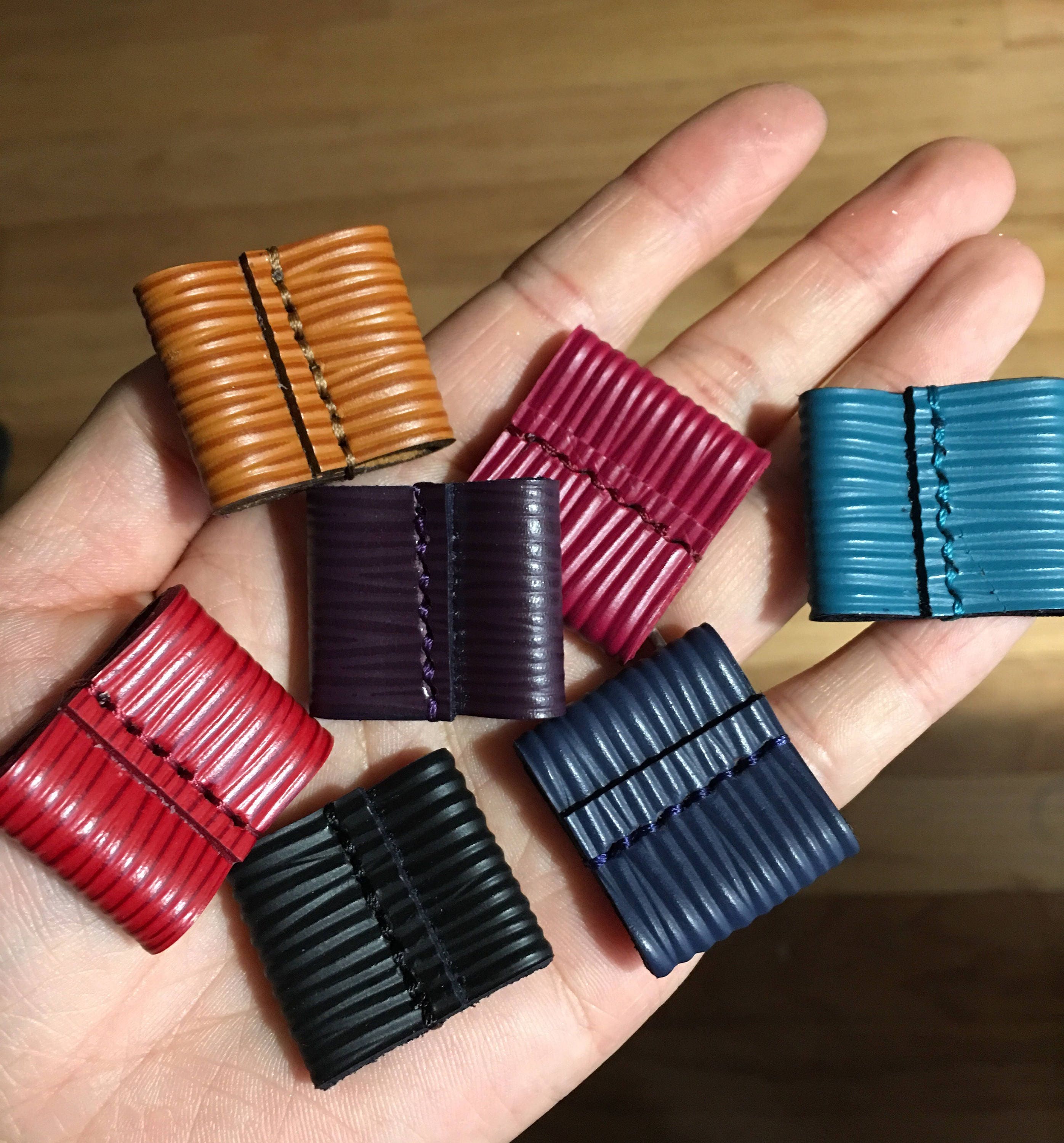 Mcraft Handmade EPI Leather String Slide String Keeper for - Etsy