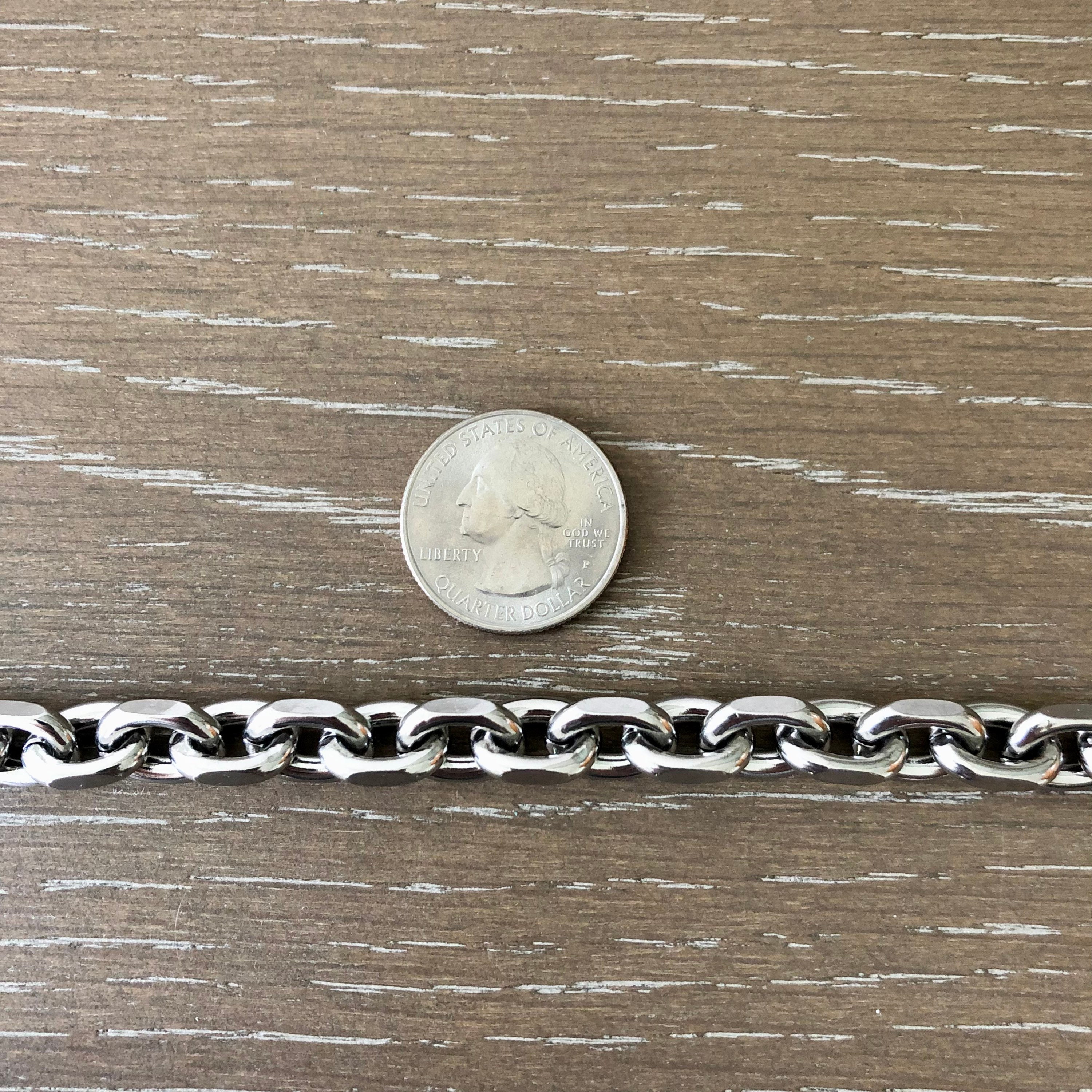 Unisex Chunky Stainless Steel Cable Link Layering Stacking - Etsy