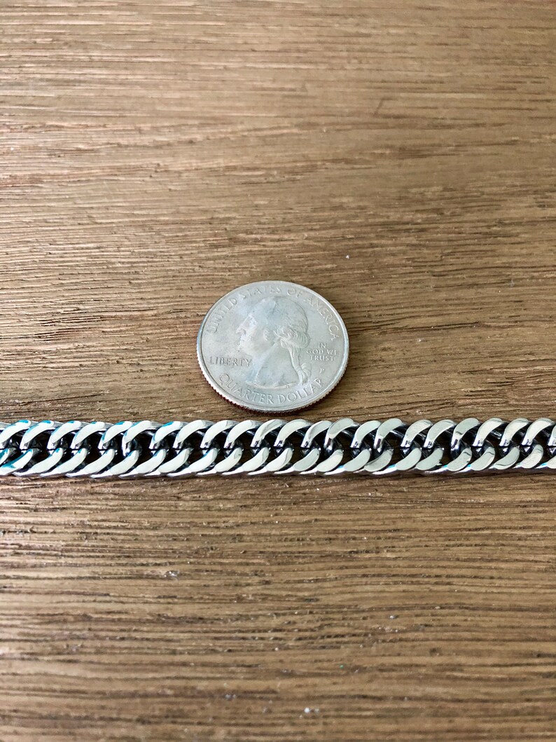 Stainless Steel Simple Layering Stacking Shiny Curb Double | Etsy