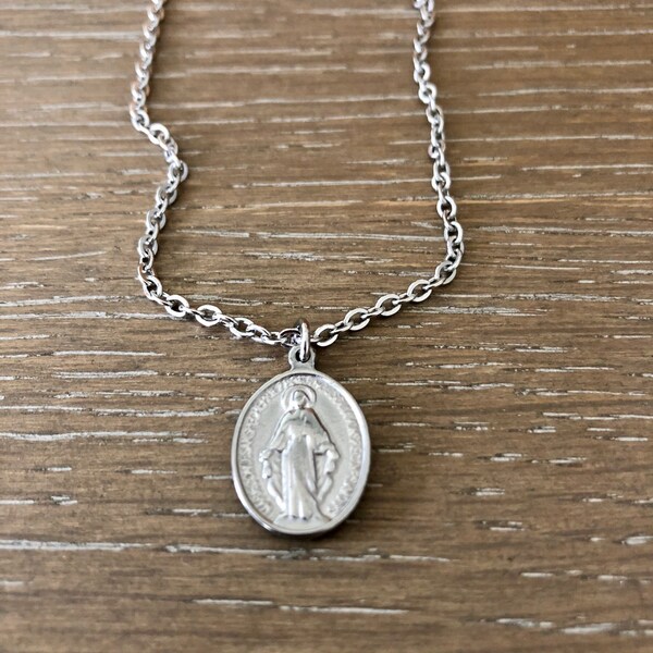 Mother Mary Necklace - Etsy
