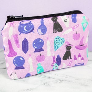 Pastel Goth Coin Purse, Halloween Coin Purse, Business Card Holder ...