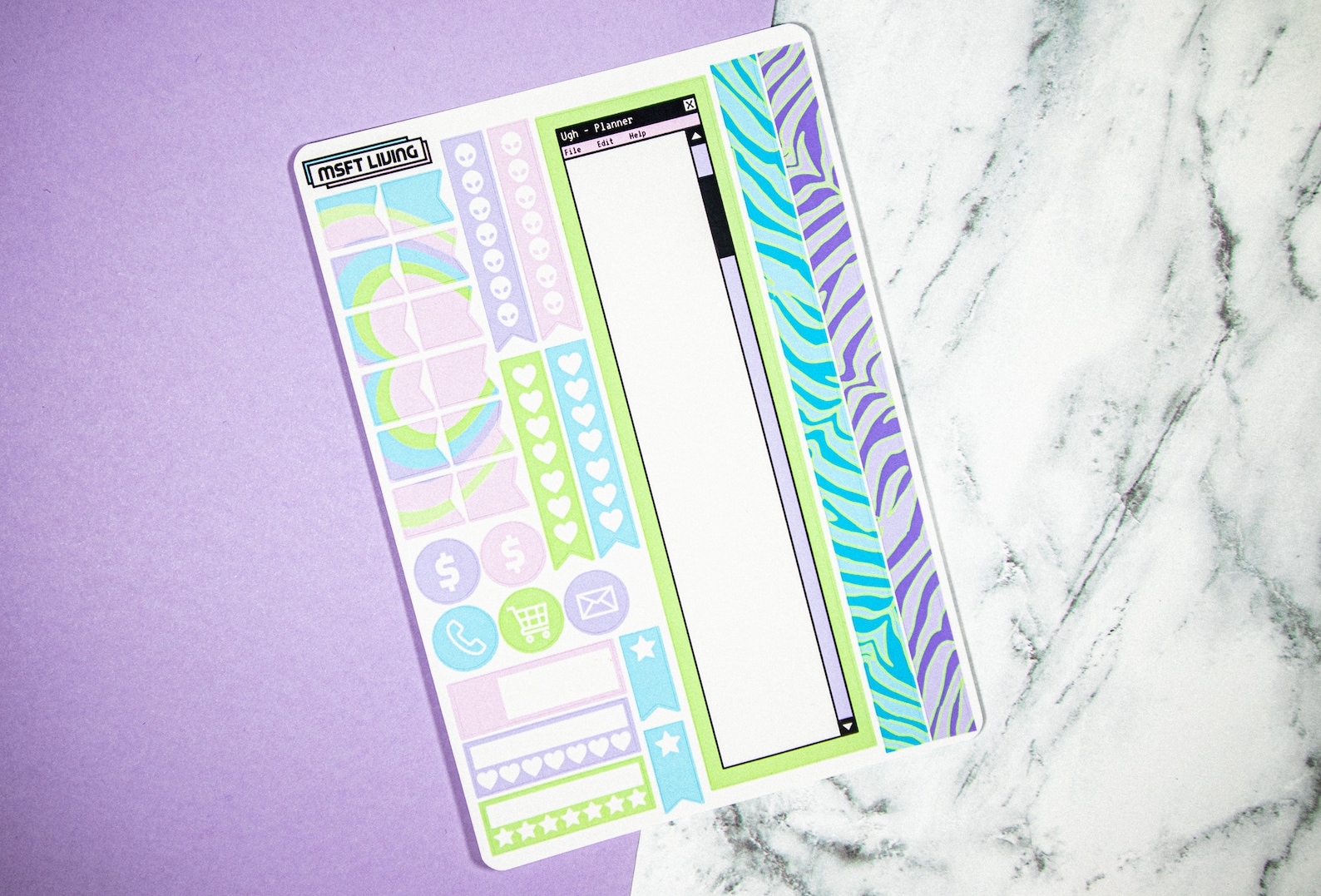 Y2K Planner Sticker Kit Weekly Planner Kit Erin Condren - Etsy