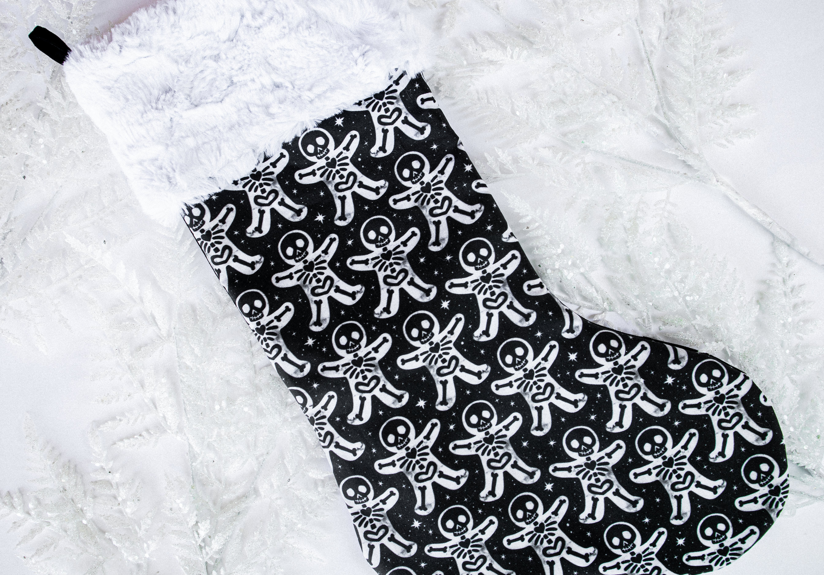 Gingerdead Spooky Christmas Stocking, Goth Christmas Stocking ...