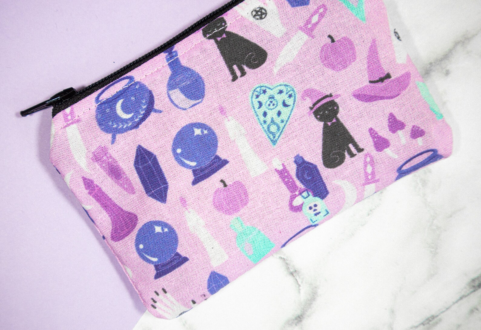 Pastel Goth Coin Purse Halloween Coin Purse Business Card - Etsy