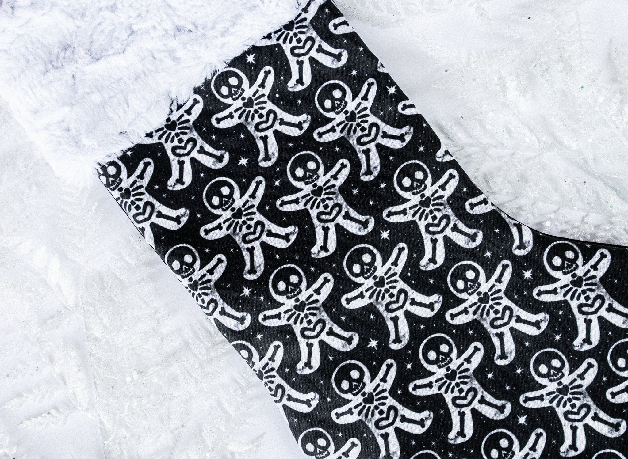 Gingerdead Spooky Christmas Stocking, Goth Christmas Stocking ...