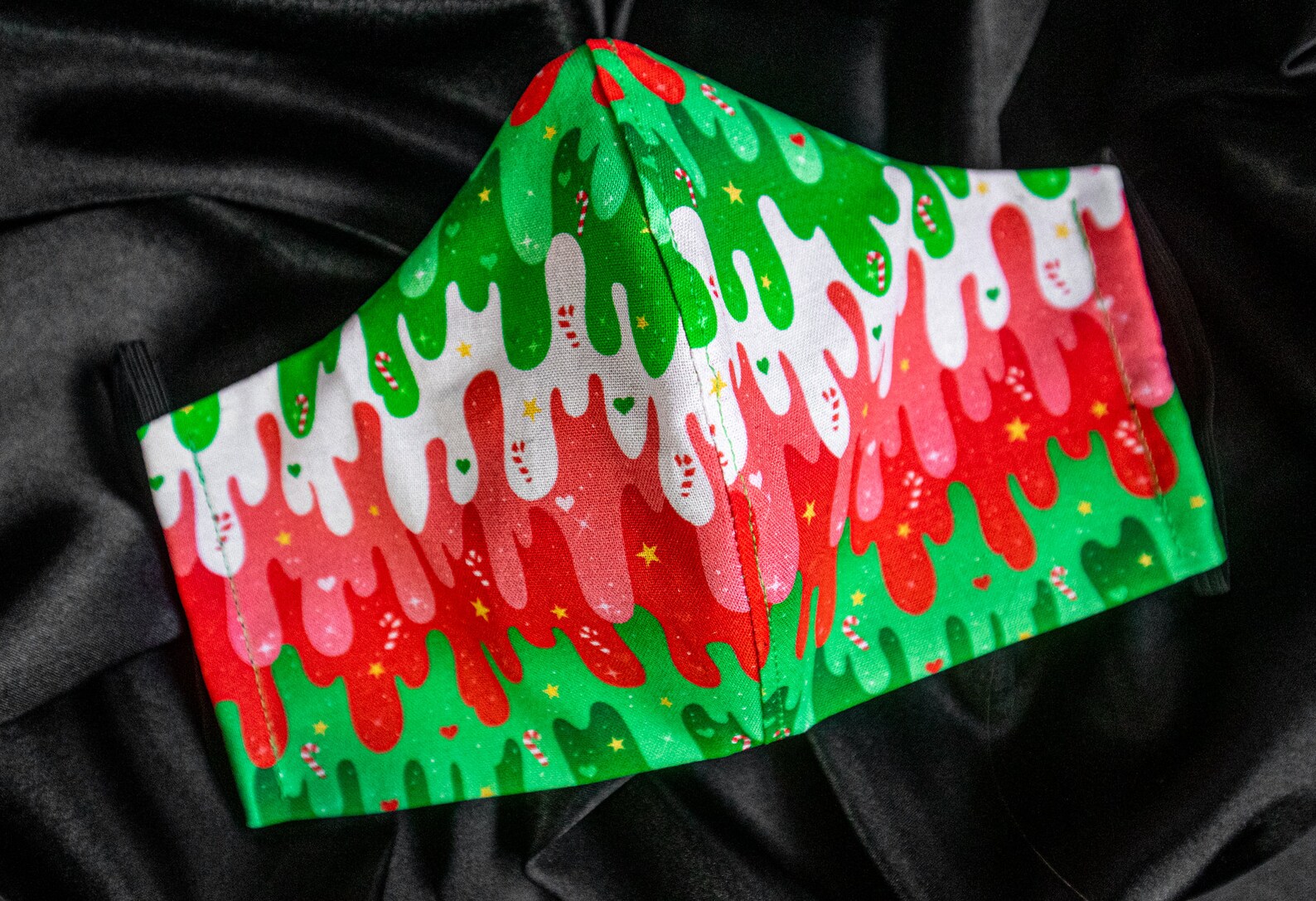 Slime Christmas Face Mask Creepmas Face Mask Reusable Face - Etsy