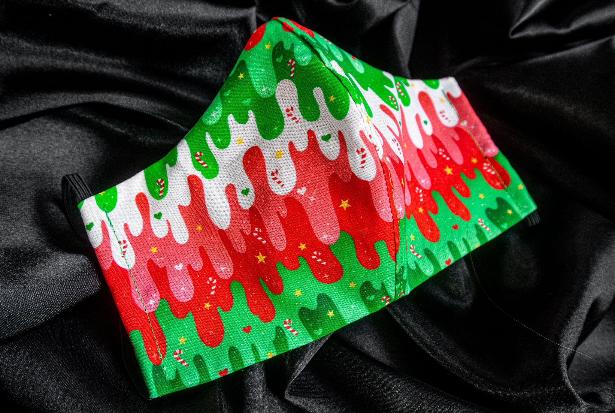 Slime Christmas Face Mask Creepmas Face Mask Reusable Face - Etsy