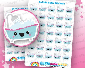 Bubble Bath Stickers | Etsy