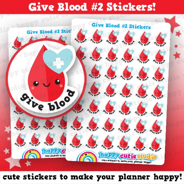 Blood Donor Stickers - Etsy