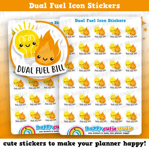 49 Cute Gas Bill Icons/pay Bill/ Bills Reminder Planner - Etsy