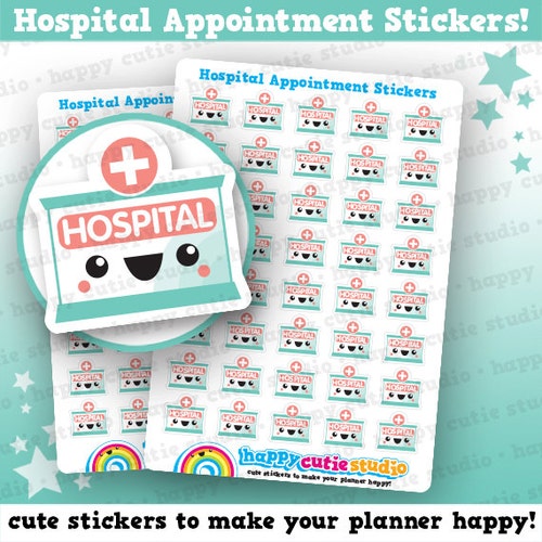 40 Cute Injection/medicine/health Planner Stickers - Etsy