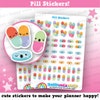 40 Cute Injection/medicine/health Planner Stickers - Etsy
